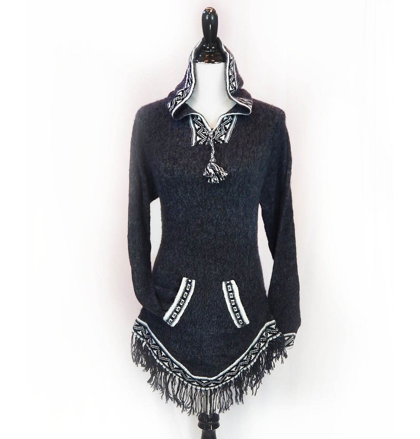 Fine Alpaca Wool Sweater Knit Pullover Perfect Gift Hypoallergenic Jum ...